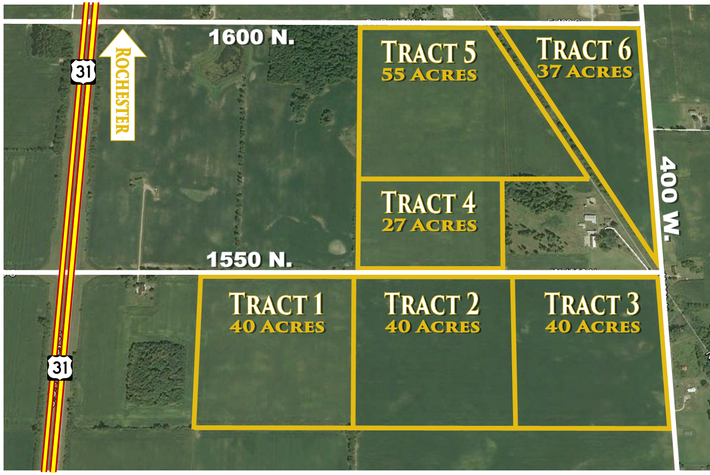 Metzger Auction | 241 Acres Split into 6 Tracts, 98% is Tillable Land.